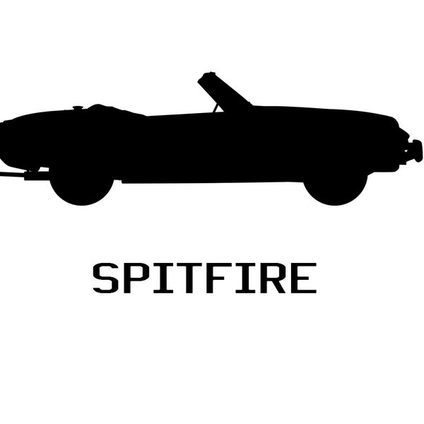 Triumph Spitfire Svg - Etsy