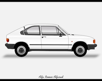 POSTER Alfa Romeo Spider Vector Art - Etsy