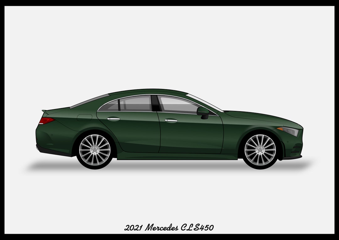 MERCEDES W257 CLS - Colour Vector File Download - .PDF, .svg, .png - Etsy