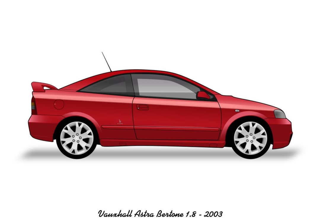 VAUXHALL ASTRA Coupe - Colour Vector File Download - .PDF, .svg, .png ...