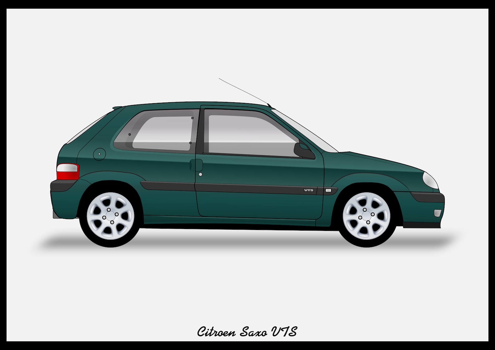 CARTEL CITROEN SAXO Vts Vector Art - Etsy España