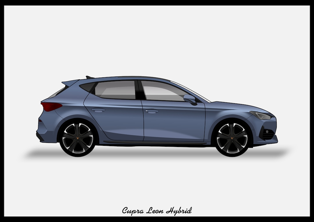 CUPRA LEON - Colour Vector File Download - .PDF, .svg, .png - Etsy