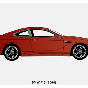 POSTER BMW F13 Vector Art - Etsy