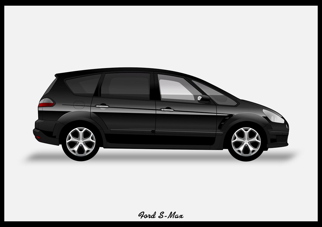 FORD S MAX Mk1 - Colour Vector File Download - .PDF, .svg, .png - Etsy