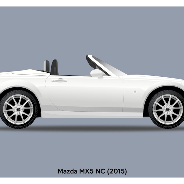 Mazda Nc Vector - Etsy