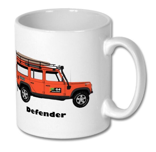 MUG LAND ROVER Defender various Models Double Sided Car | Etsy