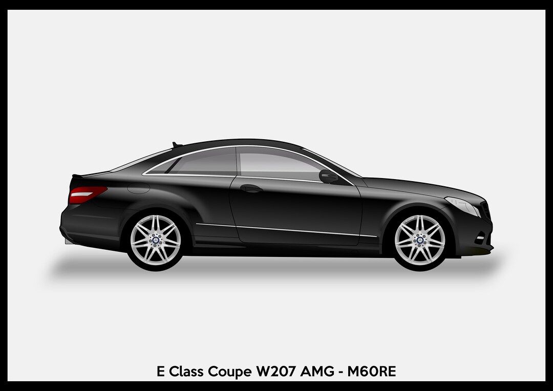 MERCEDES W207 E-class - Colour Vector File Download - .PDF, .svg, .png ...