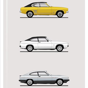 POSTER - FORD CAPRI Evolution - Colour - Etsy