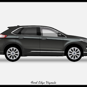 FORD EDGE - Colour Vector File Download - .PDF, .svg, .png - Etsy