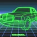 POSTER MERCEDES S-CLASS W126 3D Neon Vector Art Retro Tron - Etsy