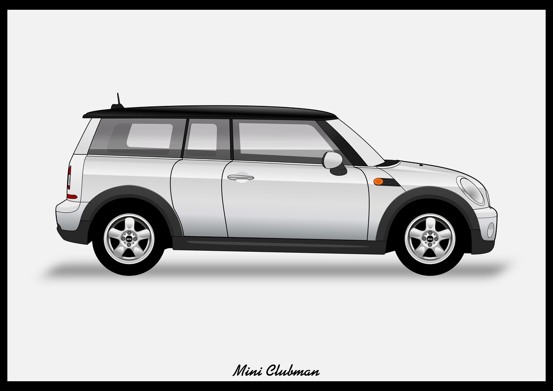 POSTER - MINI CLUBMAN Estate Vector Art - Etsy