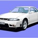 POSTER Nissan Skyline GTR R33 Vector Art Highly Detailed - Etsy