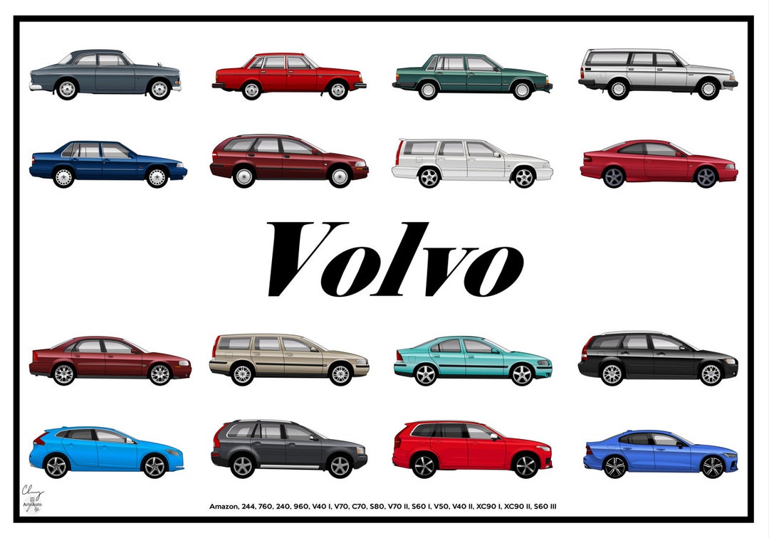 A2 POSTER - VOLVO Collection - Etsy