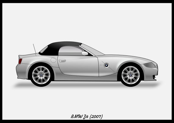 POSTER BMW Z4 Vector Art | Etsy