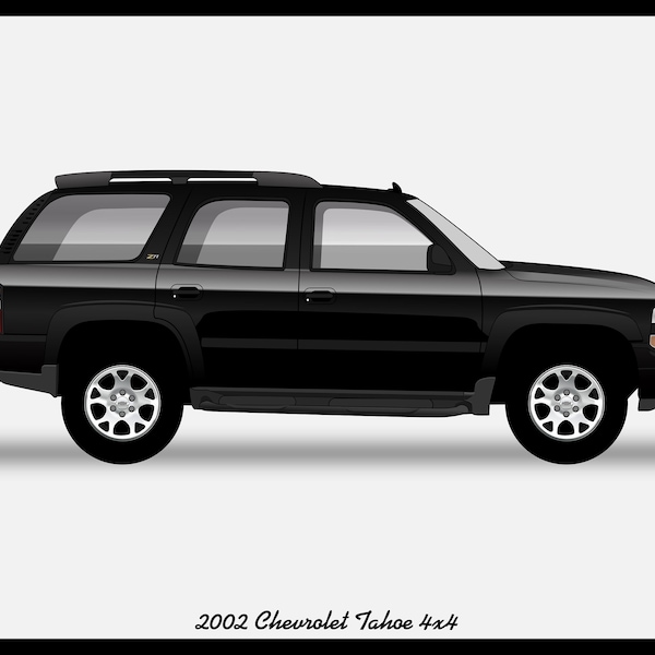 Chevrolet Tahoe Svg - Etsy