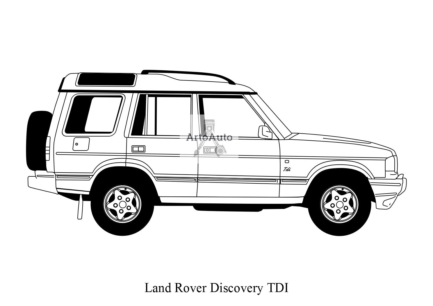 .PDF .Png .SVG Land Rover Series 2 Car Silhouette Vector Art ...