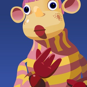 POSTER - POB - (A4 A3 A2 Sizes) Cute Funny 80's Programme Wall Art - Etsy