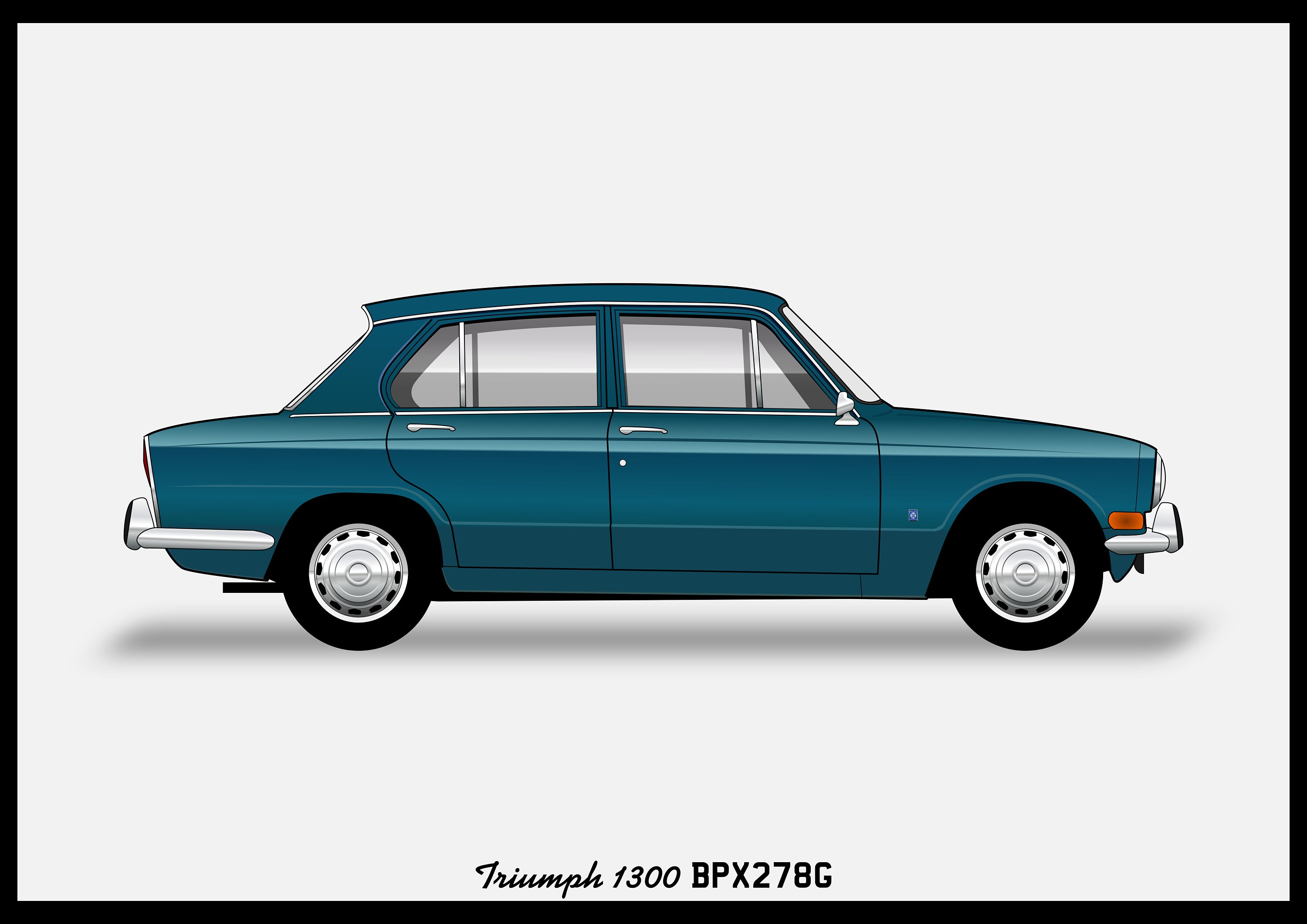 TRIUMPH 1300 Colour Vector File Download .PDF .svg .png - Etsy