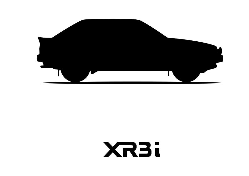 Ford Escort Xr3i Car Silhouette Vector .SVG .PDF .png - Etsy UK