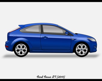 Ford Focus St Poster - Etsy UK