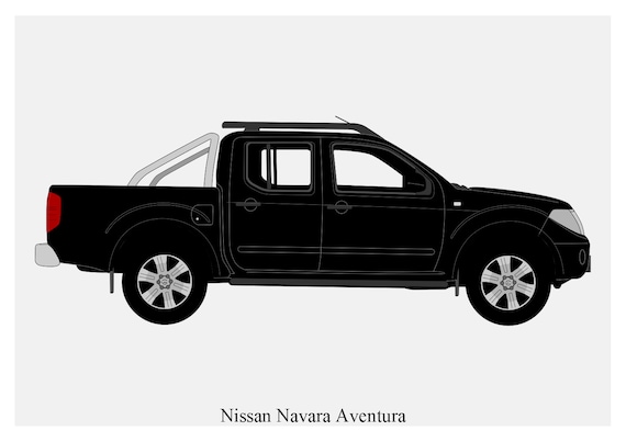 POSTER Nissan Navara Vector Art | Etsy