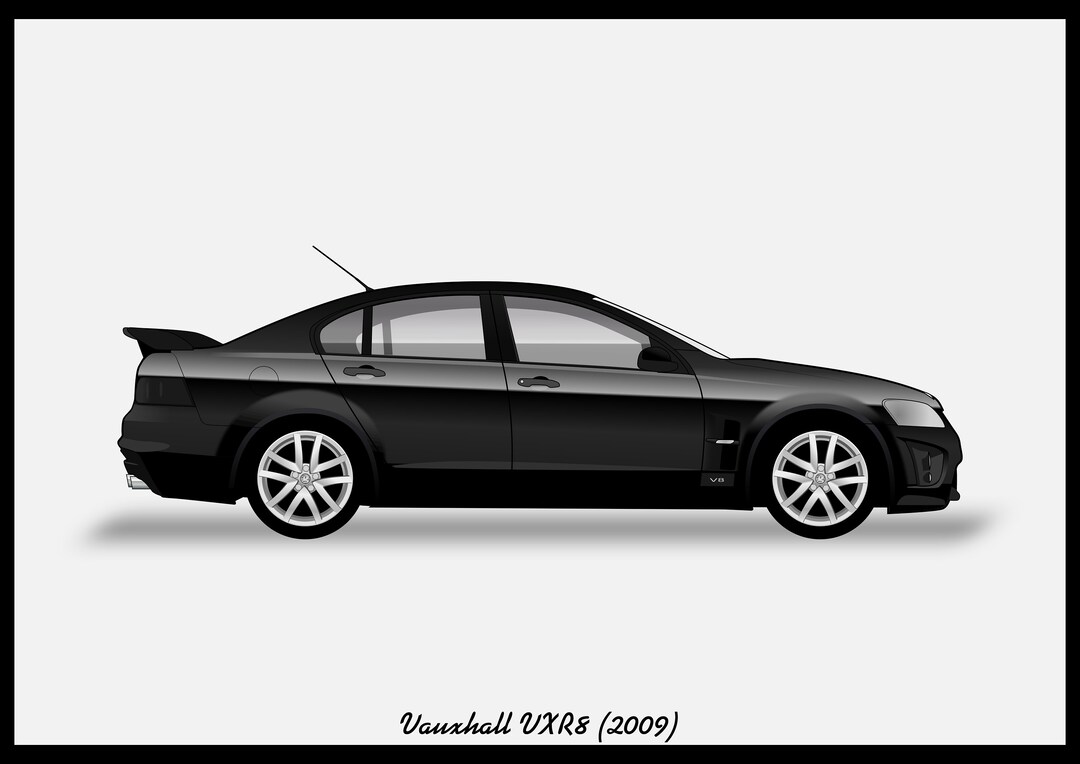 VAUXHALL VXR8 - Colour Vector File Download - .PDF, .svg, .png - Etsy