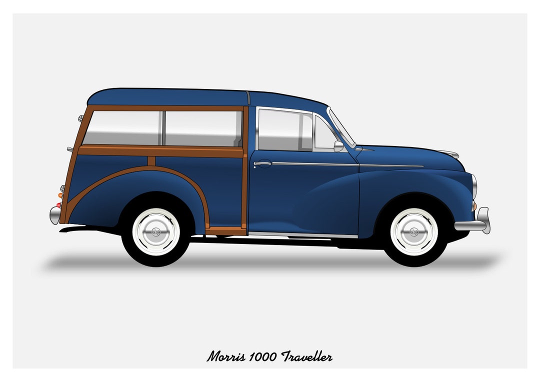 MORRIS 1000 TRAVELLER - Colour Vector File Download - .PDF, .svg, .png ...
