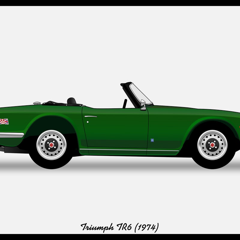 Triumph Tr6 - Etsy