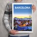 POSTER - BARCELONA - (A4 A3 A2 Sizes) Tourist Travel Wall Art - Etsy