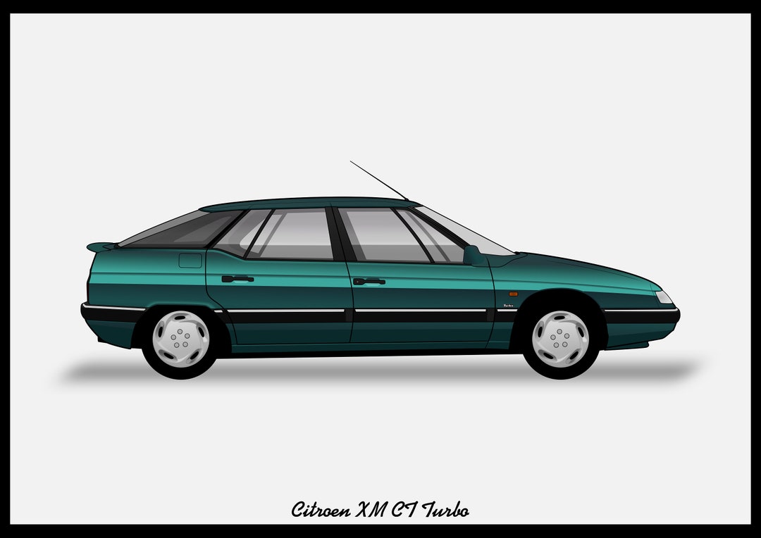 CITROEN XM - Colour Vector File Download - .PDF, .svg, .png - Etsy