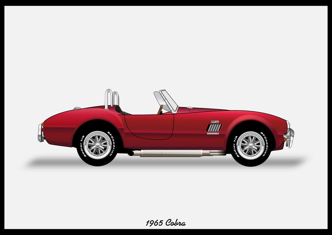 AC COBRA - Colour Vector File Download - .PDF, .svg, .png - Etsy
