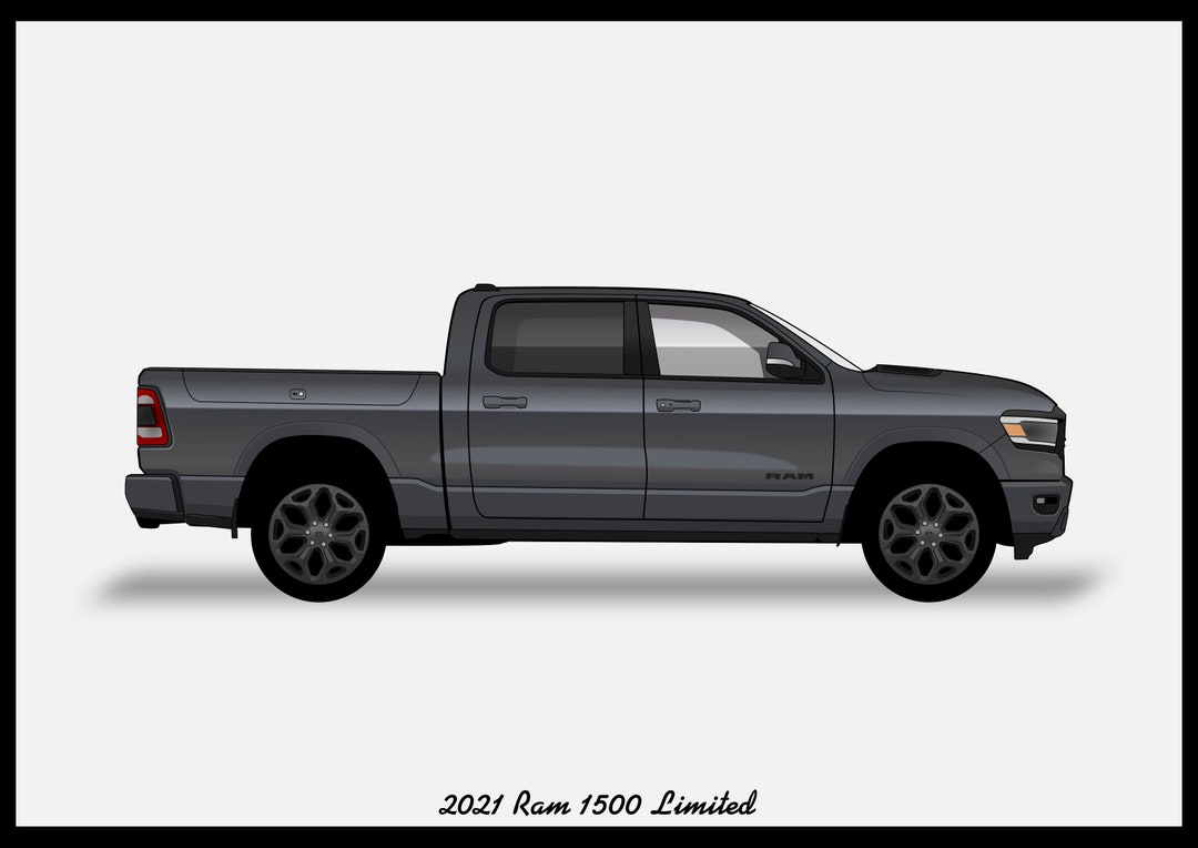 RAM 1500 - Colour Vector File Download - .PDF, .svg, .png - Etsy