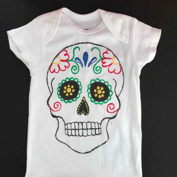 Skull Onesies - Etsy