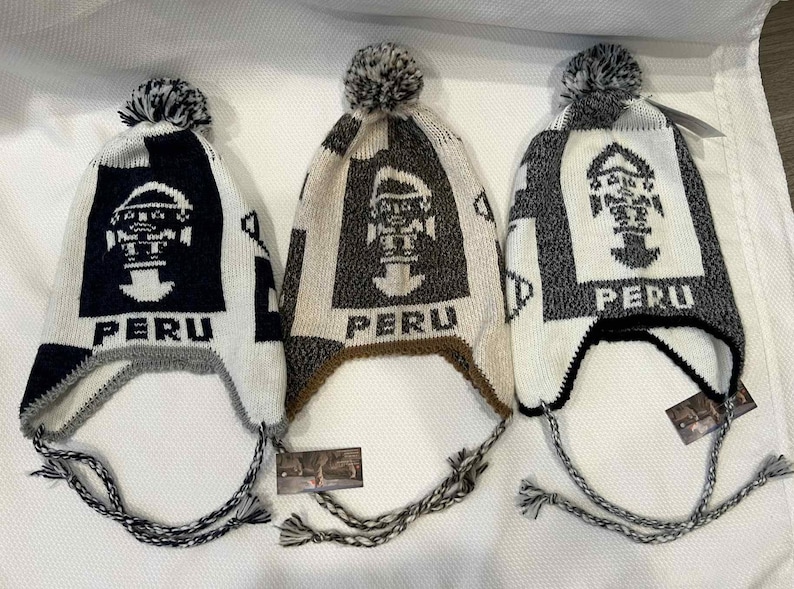 Alpaca Chullo Hat | Handmade Peruvian Winter Hat | Andean Ear Flap ...