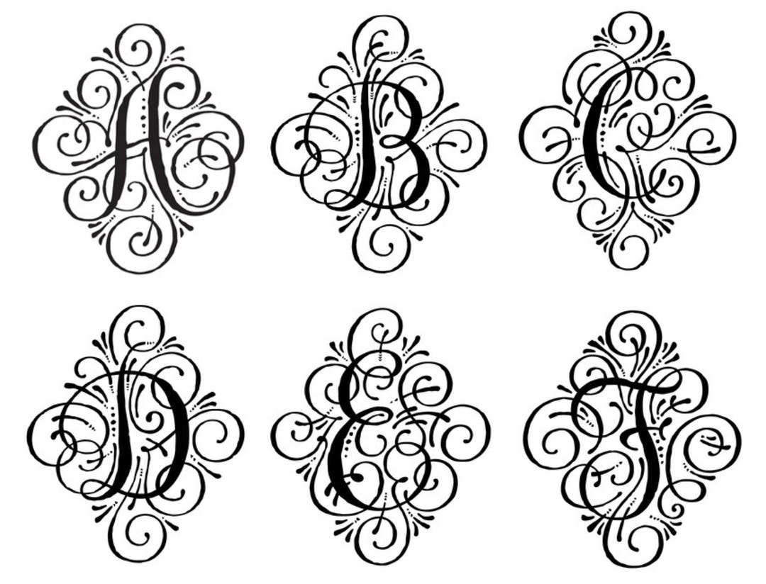 Initial Decal A-Z, Initial Yeti Decal, Initial Laptop Decal, Letter ...