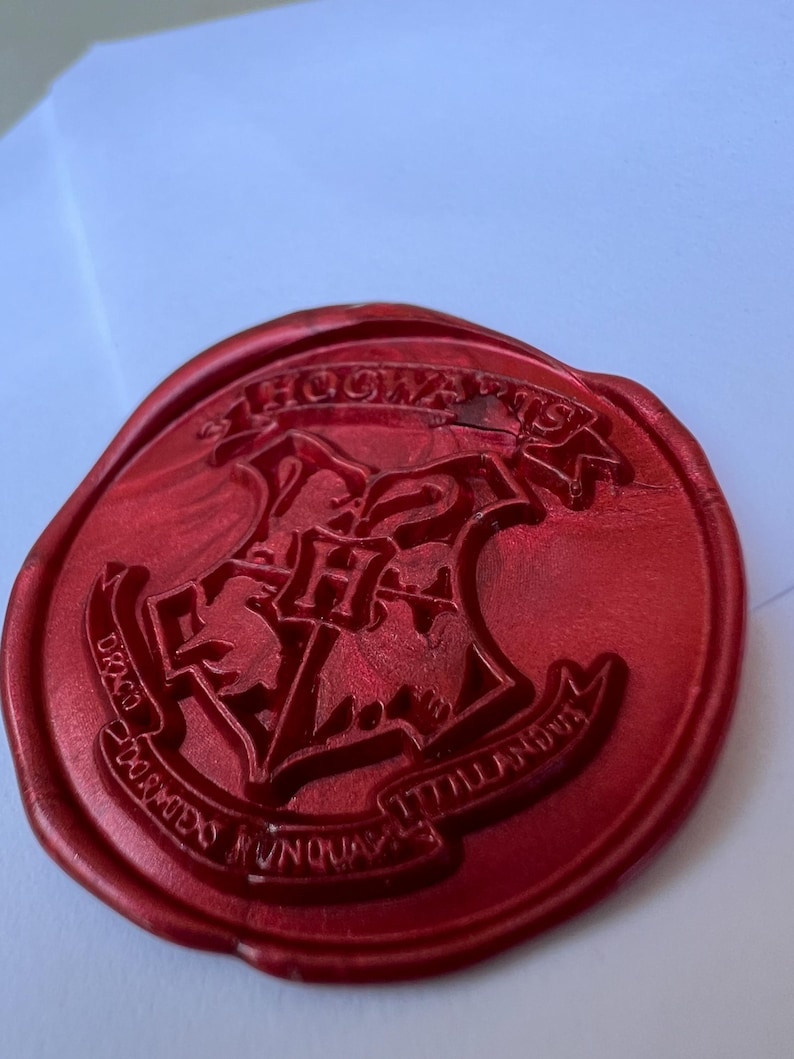 Letter Wax Seal Stamp Stickers Hogwart. - Etsy
