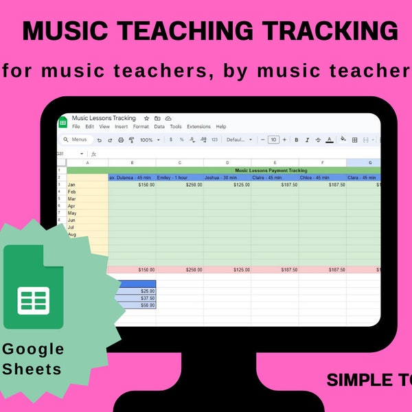 Google Sheets Teaching - Etsy