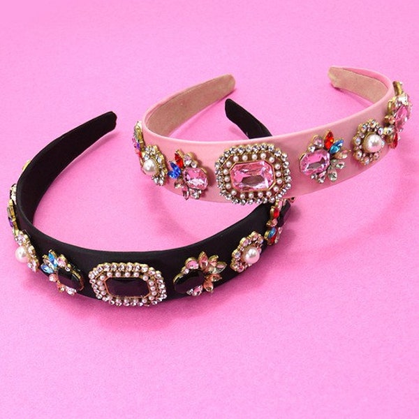 Jeweled Headband - Etsy