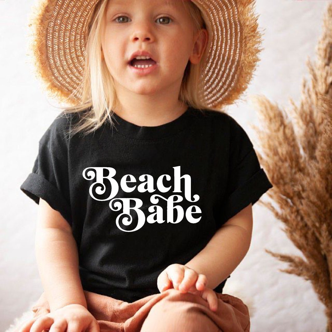 Beach Babe Baby/youth Tee - Etsy