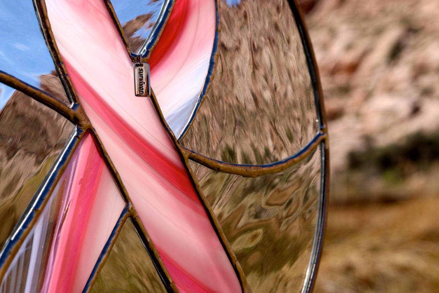 Stained Glass Awareness Ribbon - Etsy