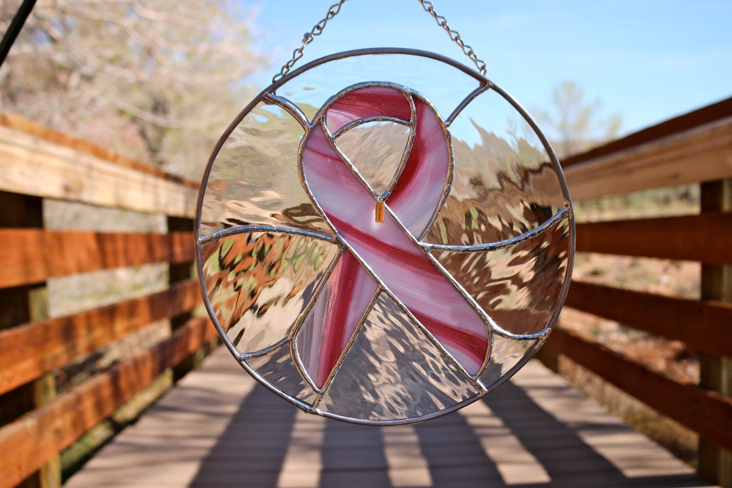 Stained Glass Awareness Ribbon - Etsy