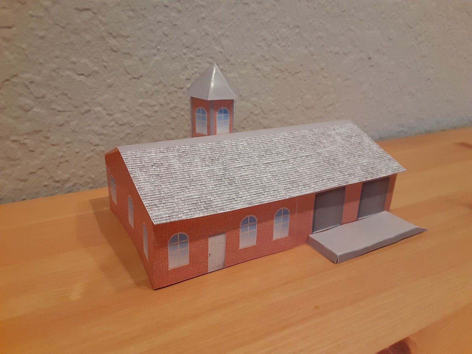 HO Scale Papercraft Freight Depot - Printable Building Kit - Etsy