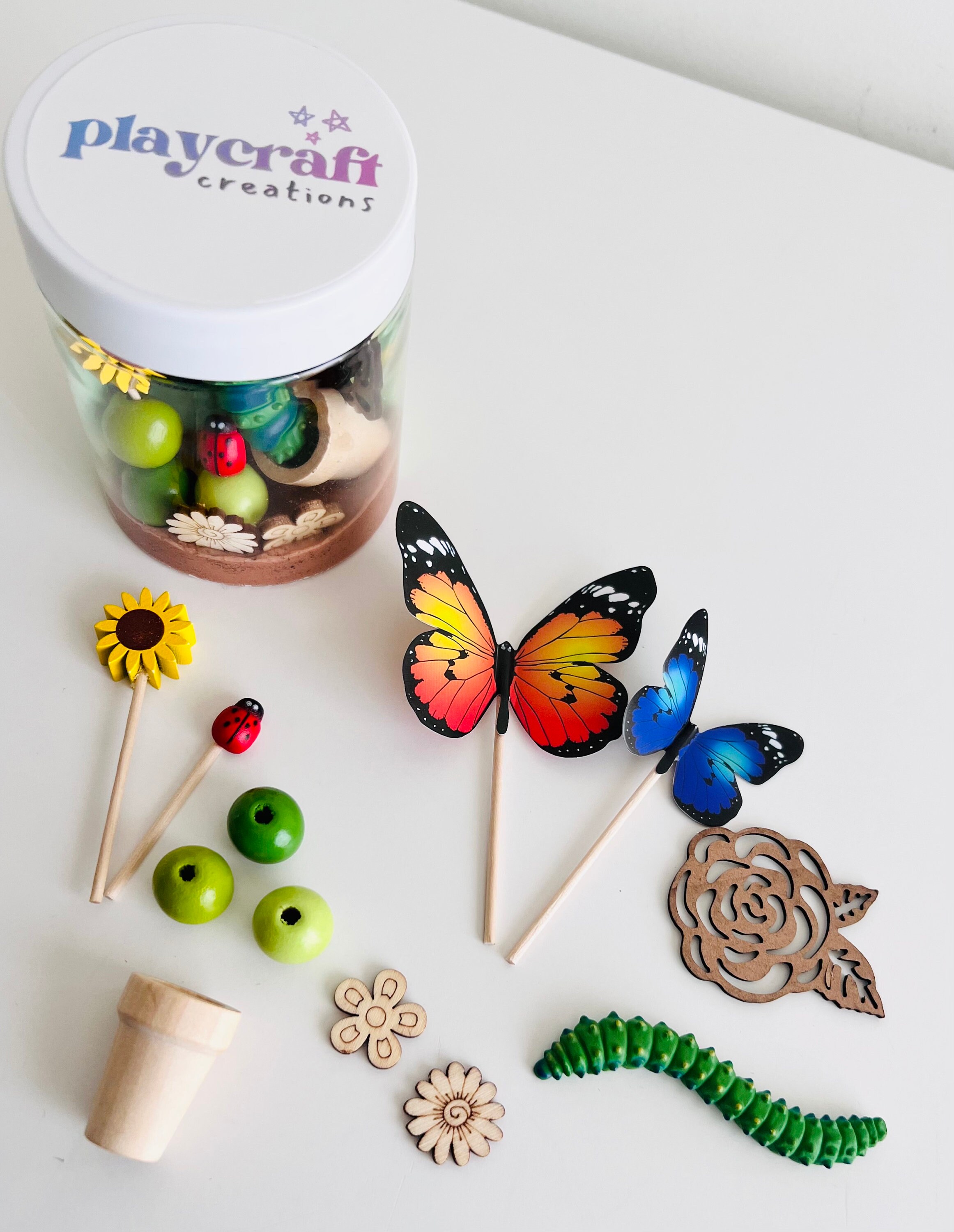 Sensory Jars for Kids Play Dough Jars Insect Sensory Kit Kids - Etsy