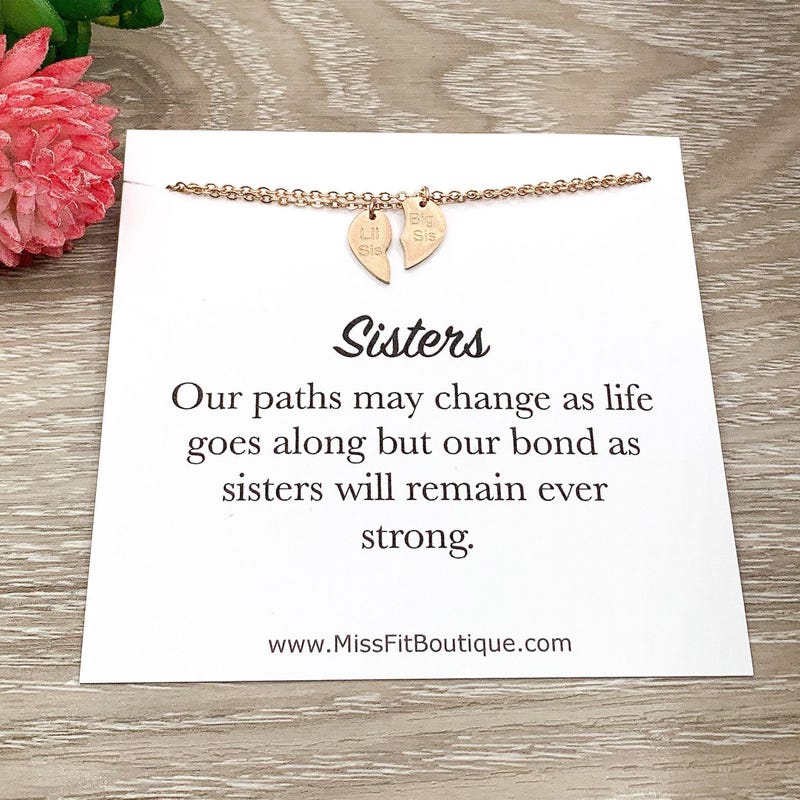 Sister Necklace - Etsy