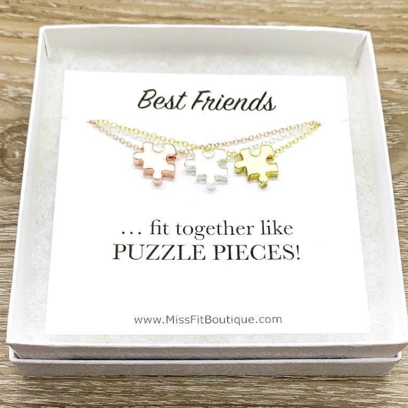 3 Friends Necklace - Etsy