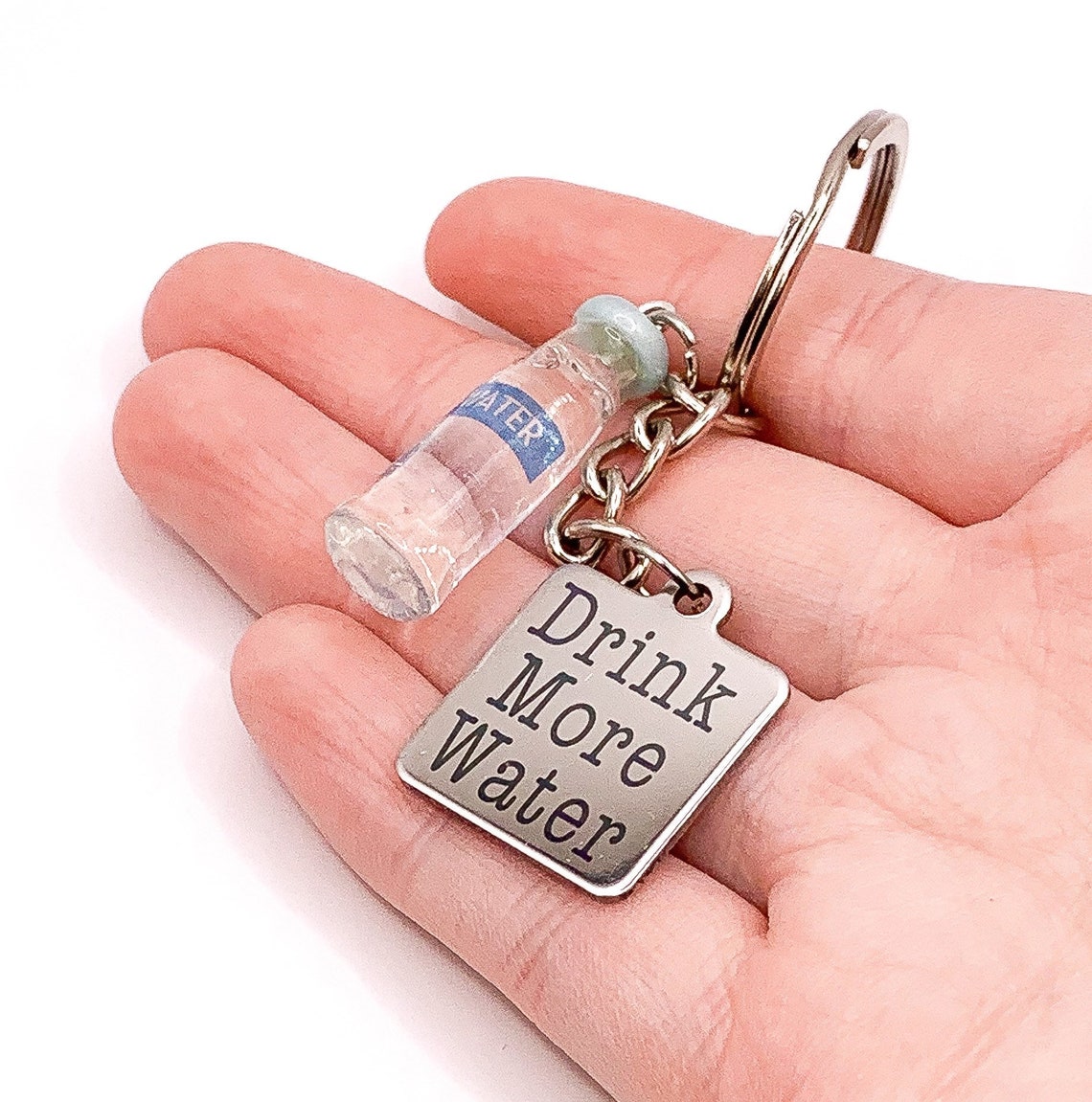 Drink More Water Keychain Hydration Reminder Motivational | Etsy