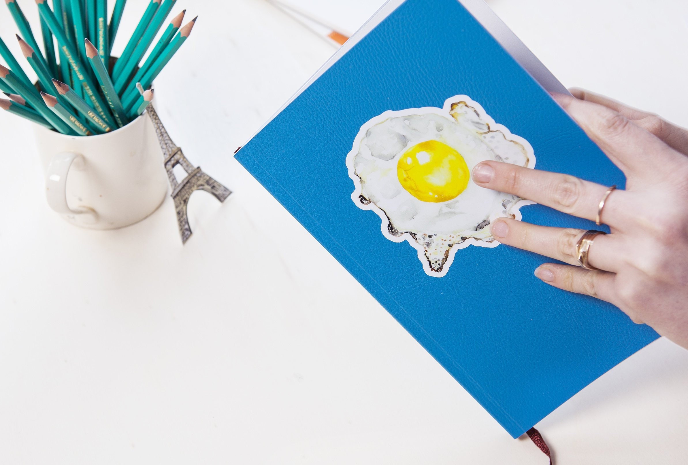 Egg Vinyl Sticker / a High Quality Sticker for the Foodie | Etsy