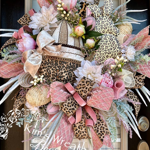 Leopard Print Wreath - Etsy