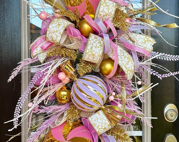 Christmas Swag, Whimsical Christmas Swag, Candy Xmas Swag, Candy Swag ...