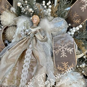 Angel Wreath, Angel Decor, Angel Home Decor, Christmas Wreath ...